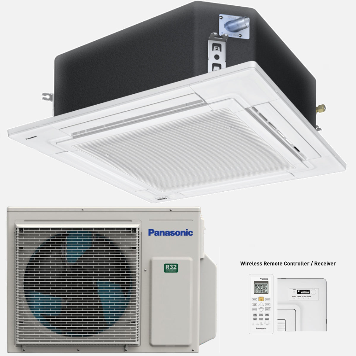 PANASONIC NX DELUXE SERIES INVERTER CEILING CASSETTE (42,000 BTU/HR ...